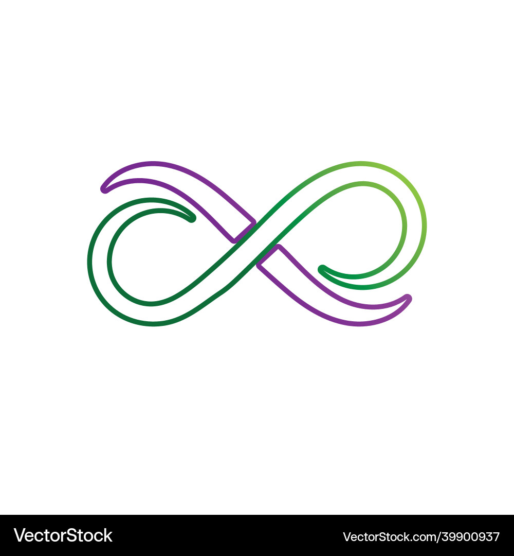 Infinity design Royalty Free Vector Image - VectorStock