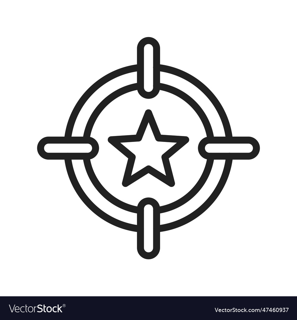 Purpose icon image Royalty Free Vector Image - VectorStock