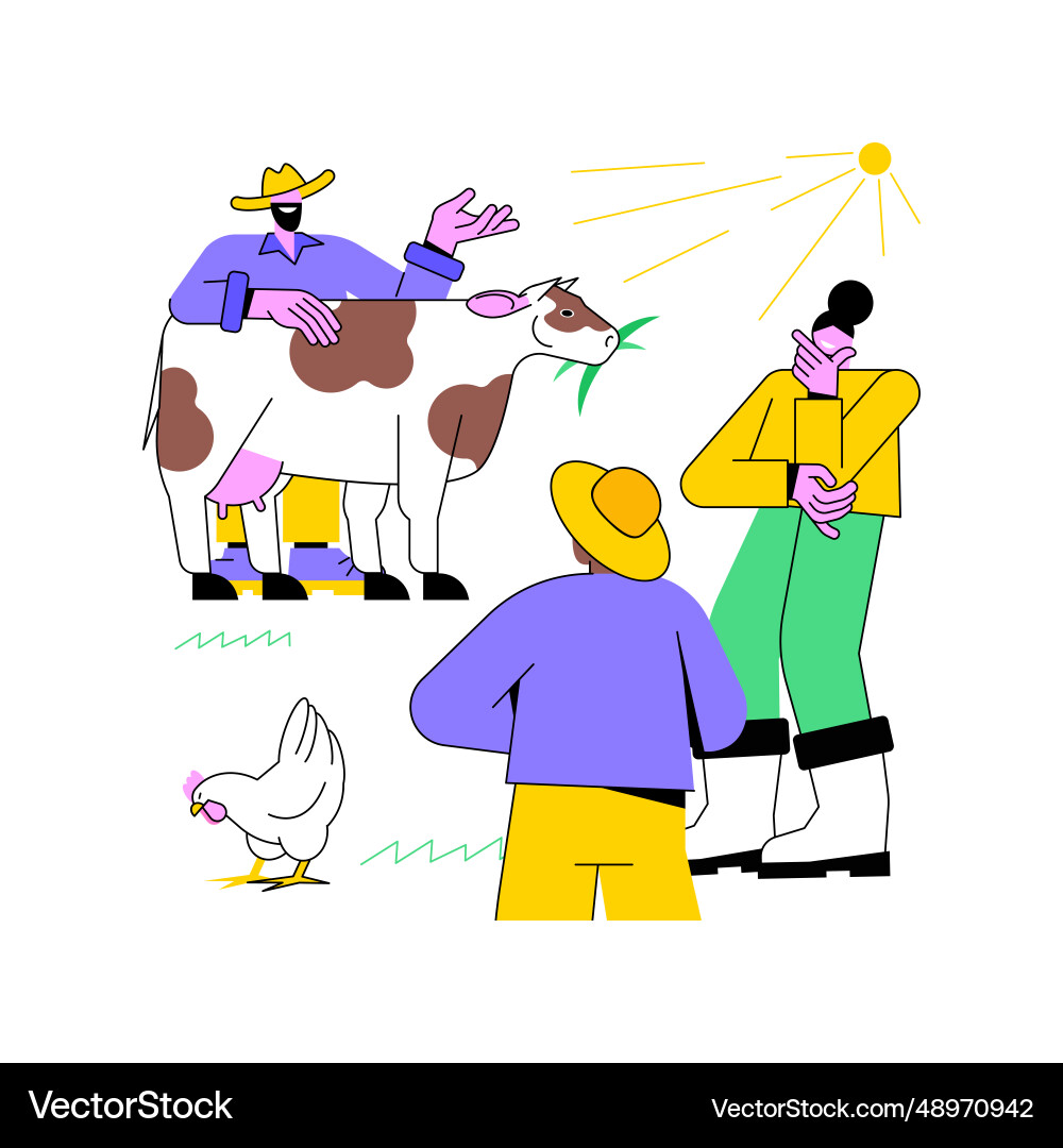 Animal science isolated cartoon Royalty Free Vector Image