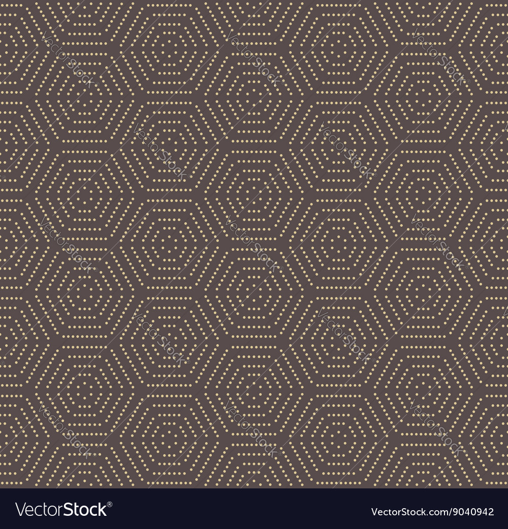Seamless abstract pattern with hexagons Royalty Free Vector