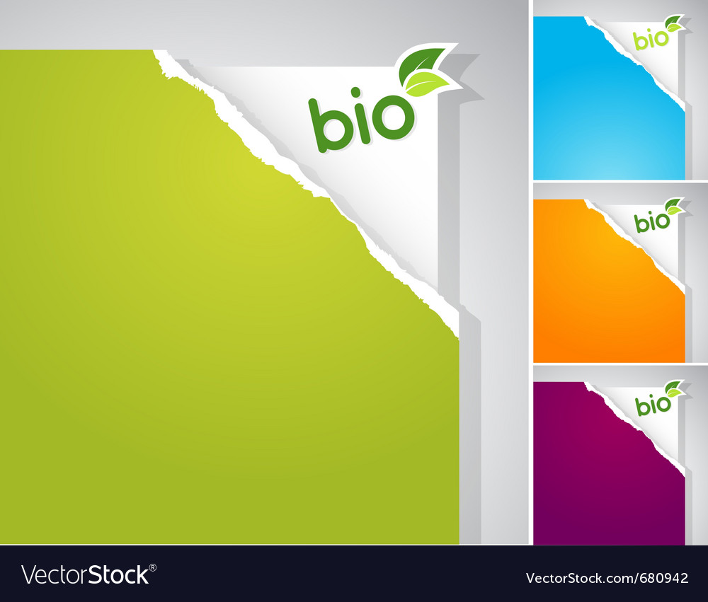 Teared papers Royalty Free Vector Image - VectorStock