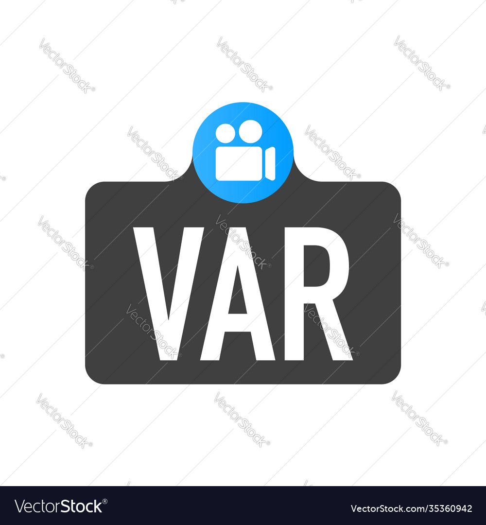 Video assistant referee Royalty Free Vector Image Video assistant referee Royalty Free Vector Image