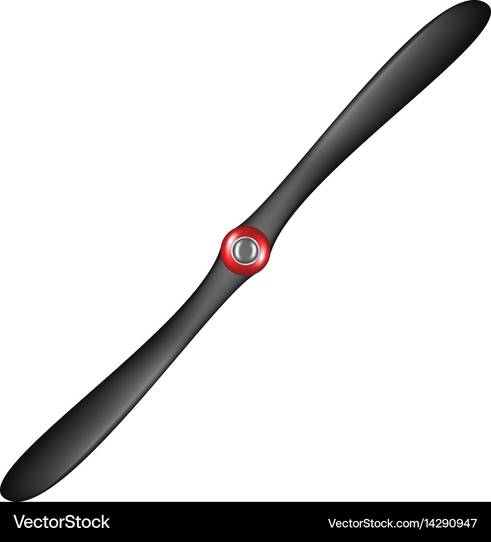 Airplane propeller in vintage design Royalty Free Vector