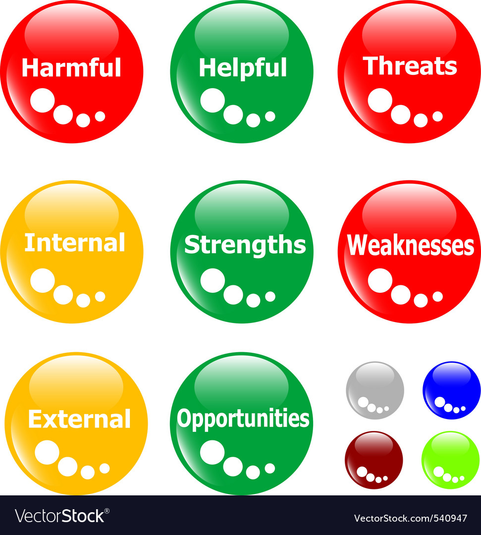 Analysis button Royalty Free Vector Image - VectorStock