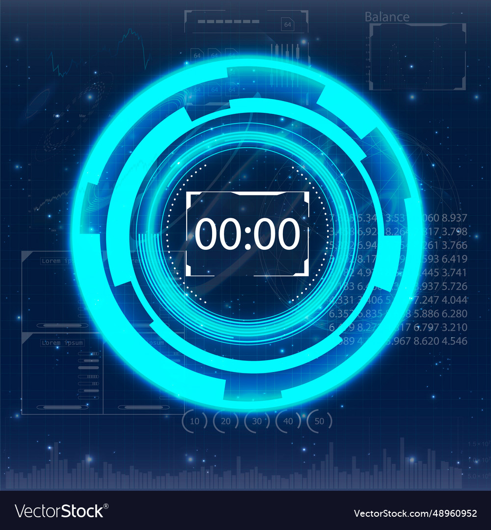 Market data visualization Royalty Free Vector Image