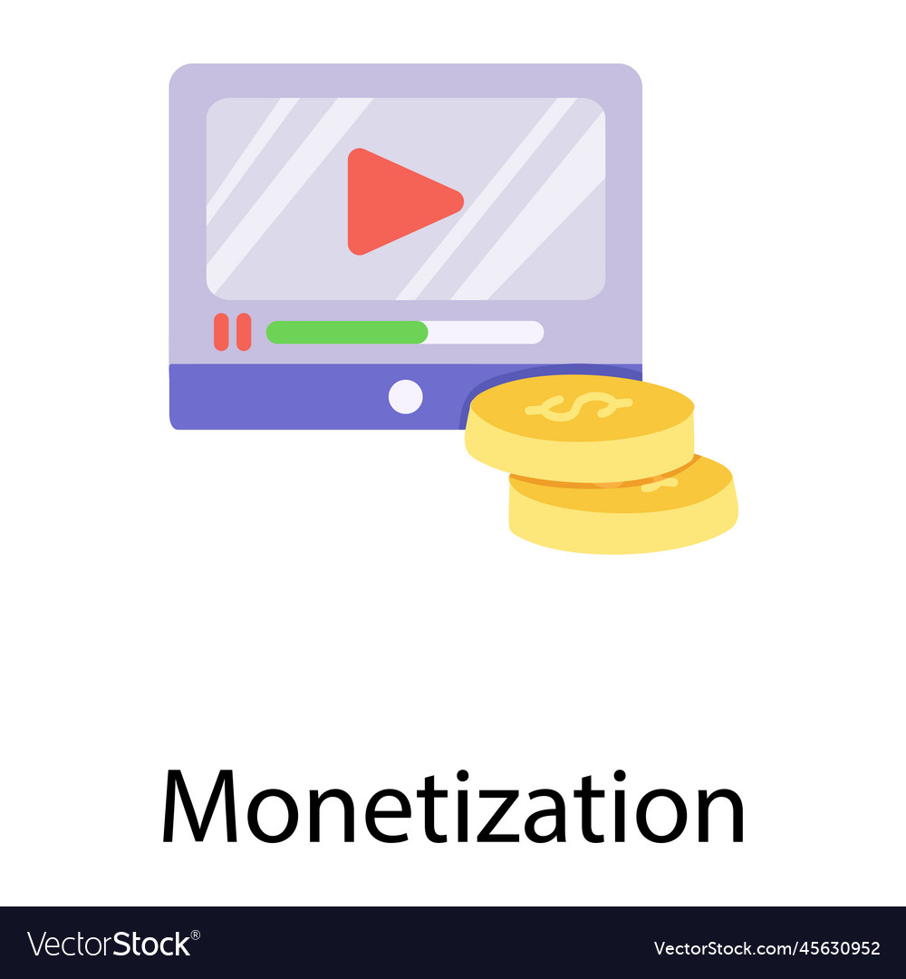 Monetization Royalty Free Vector Image - VectorStock