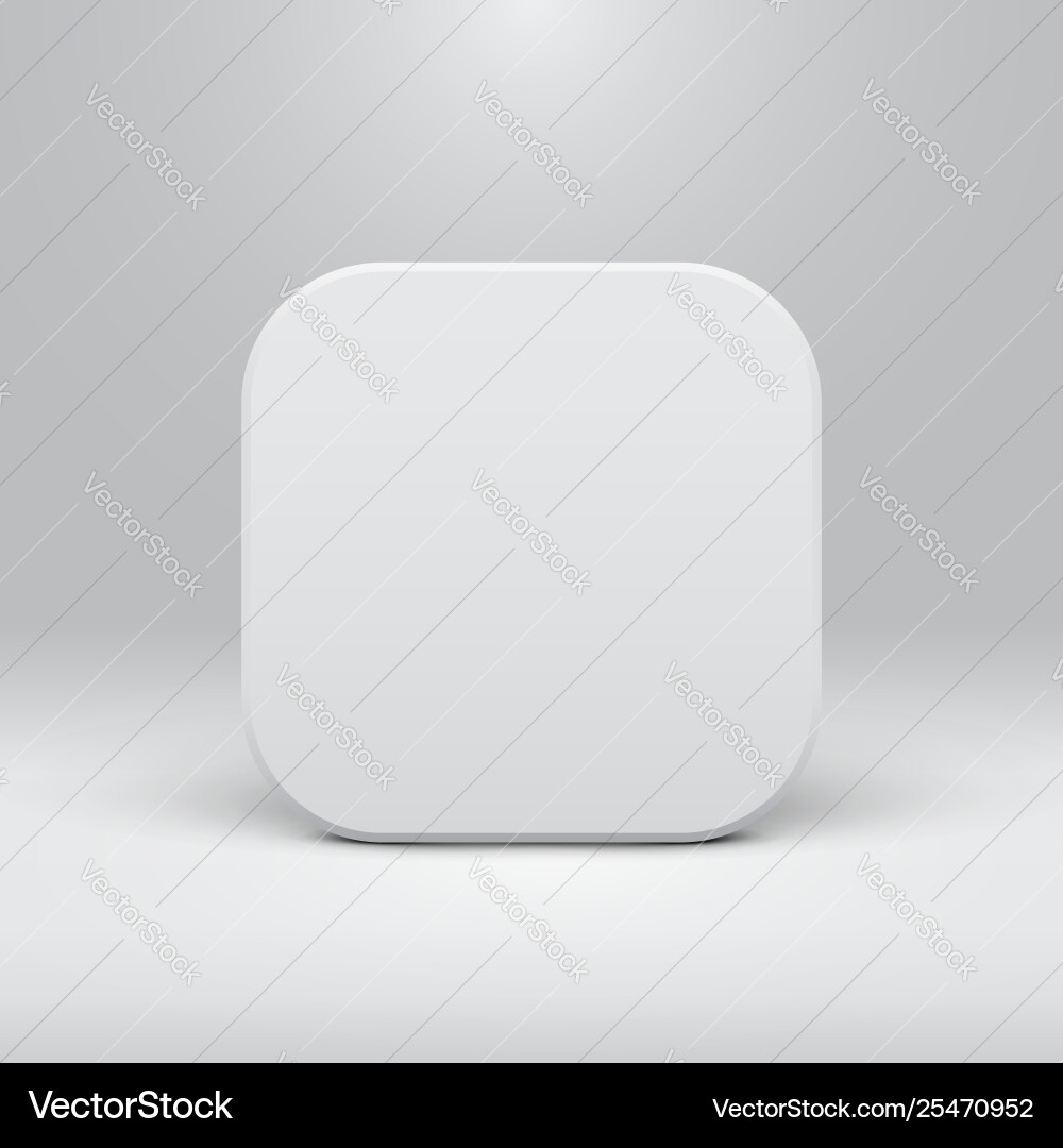 White template for websites or products realistic Vector Image