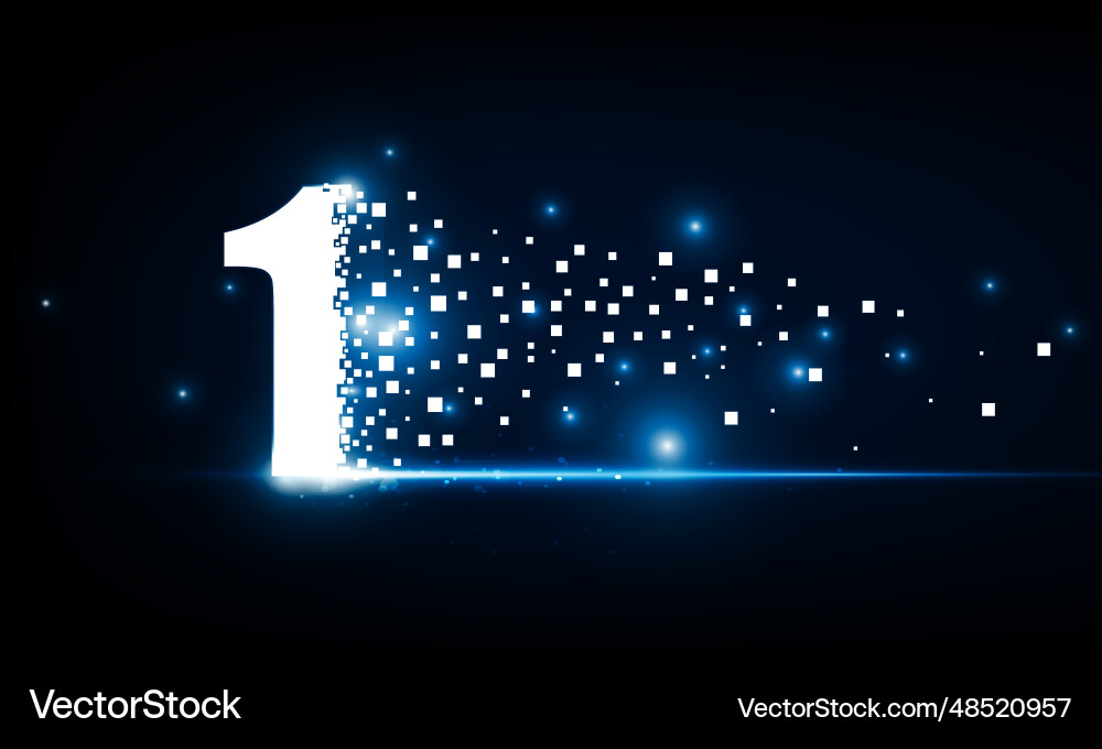 High speed concept number one in the form Vector Image