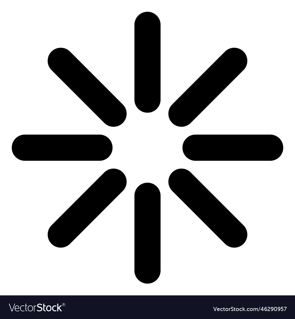 Loading icon isolated on white background Vector Image