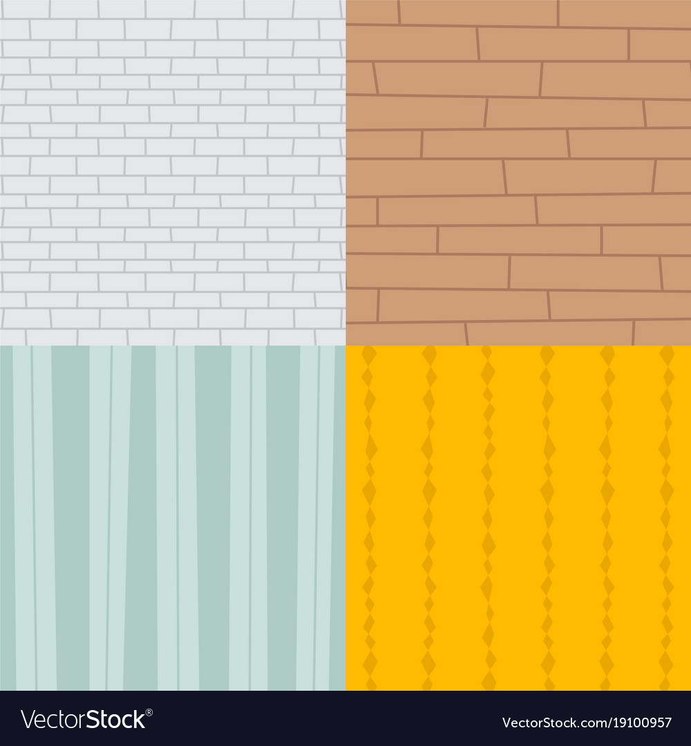 Patchwork textile brick texture seamless clothes Vector Image