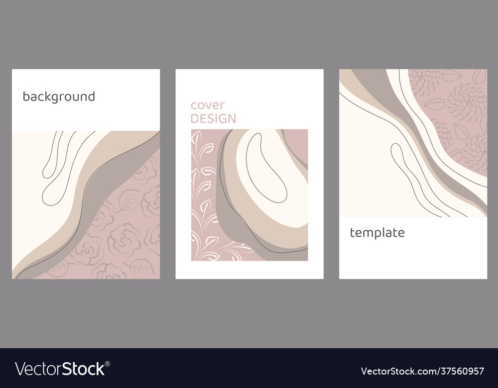 Set background templates Royalty Free Vector Image