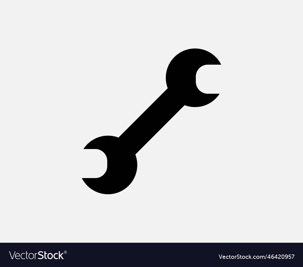 Spanner icon Royalty Free Vector Image - VectorStock