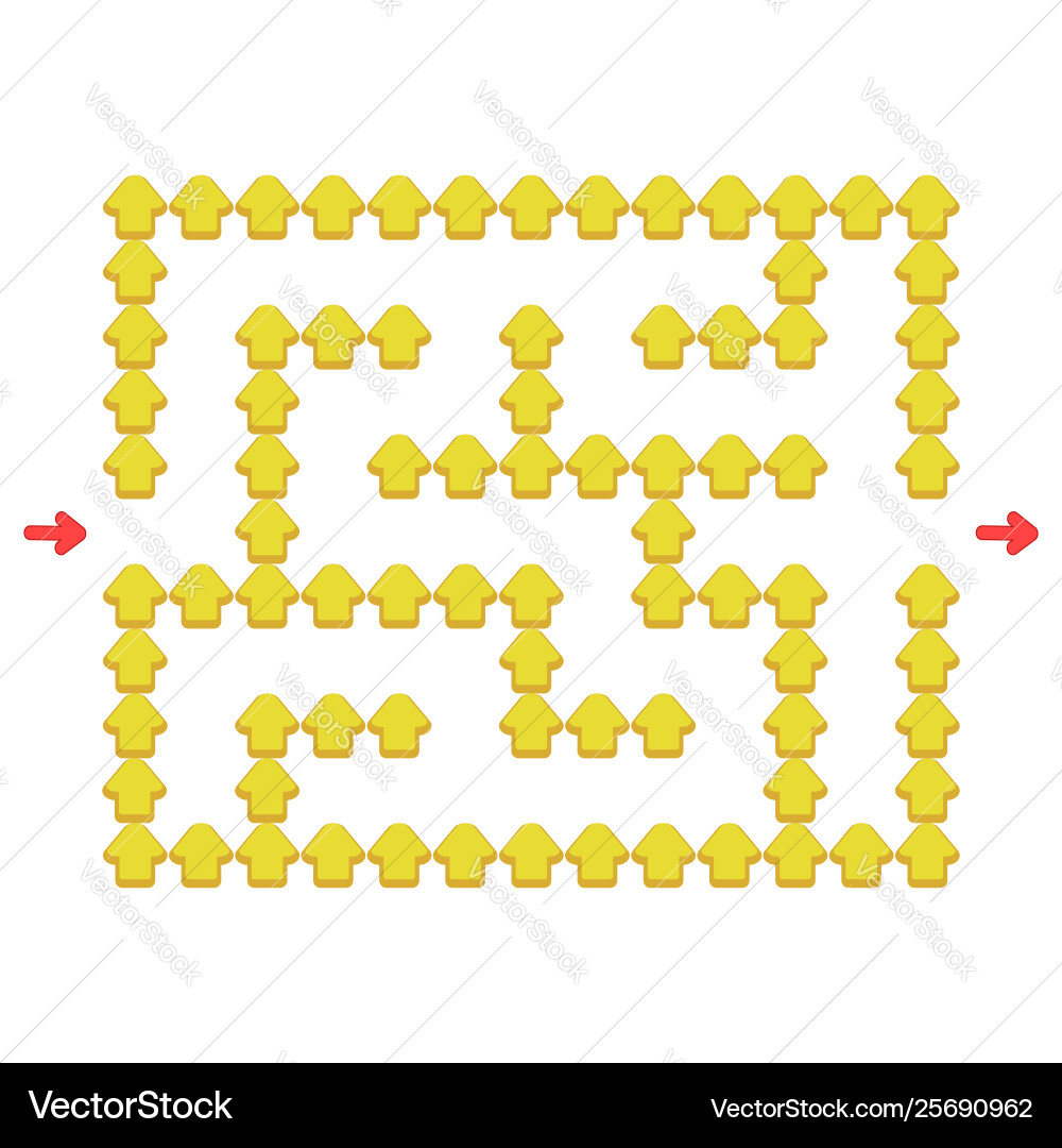 Abstract labyrinth game for kids puzzle Royalty Free Vector