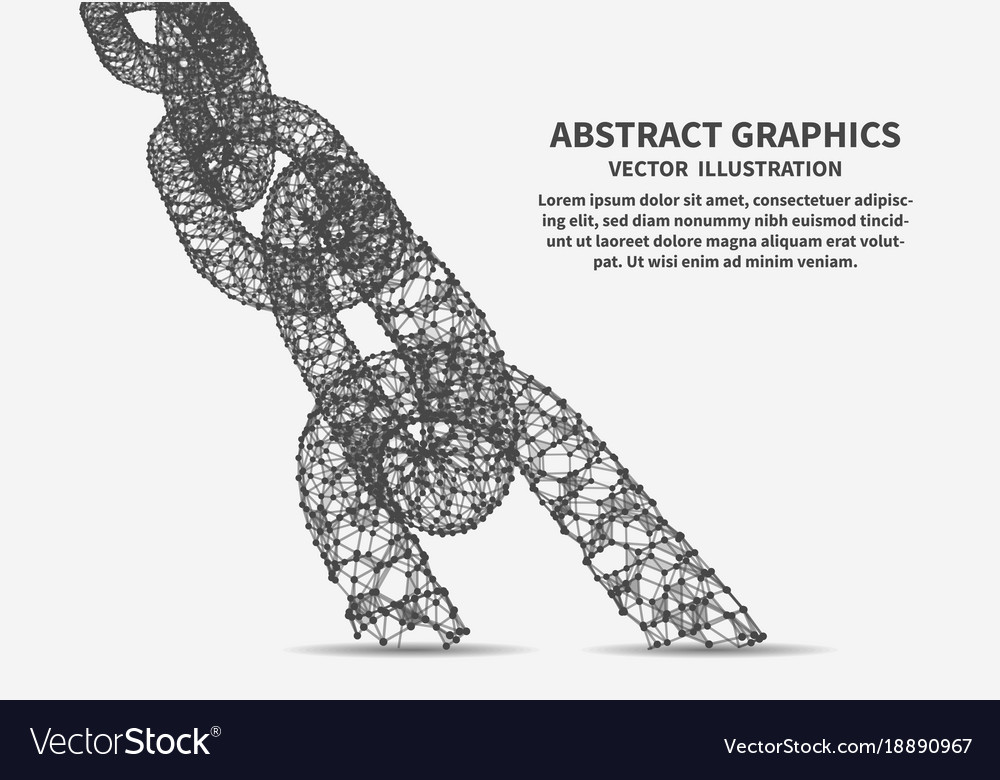 Digital chain Royalty Free Vector Image - VectorStock