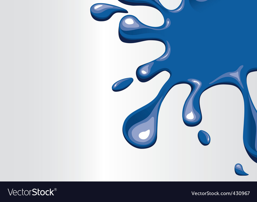 Splash corner Royalty Free Vector Image - VectorStock