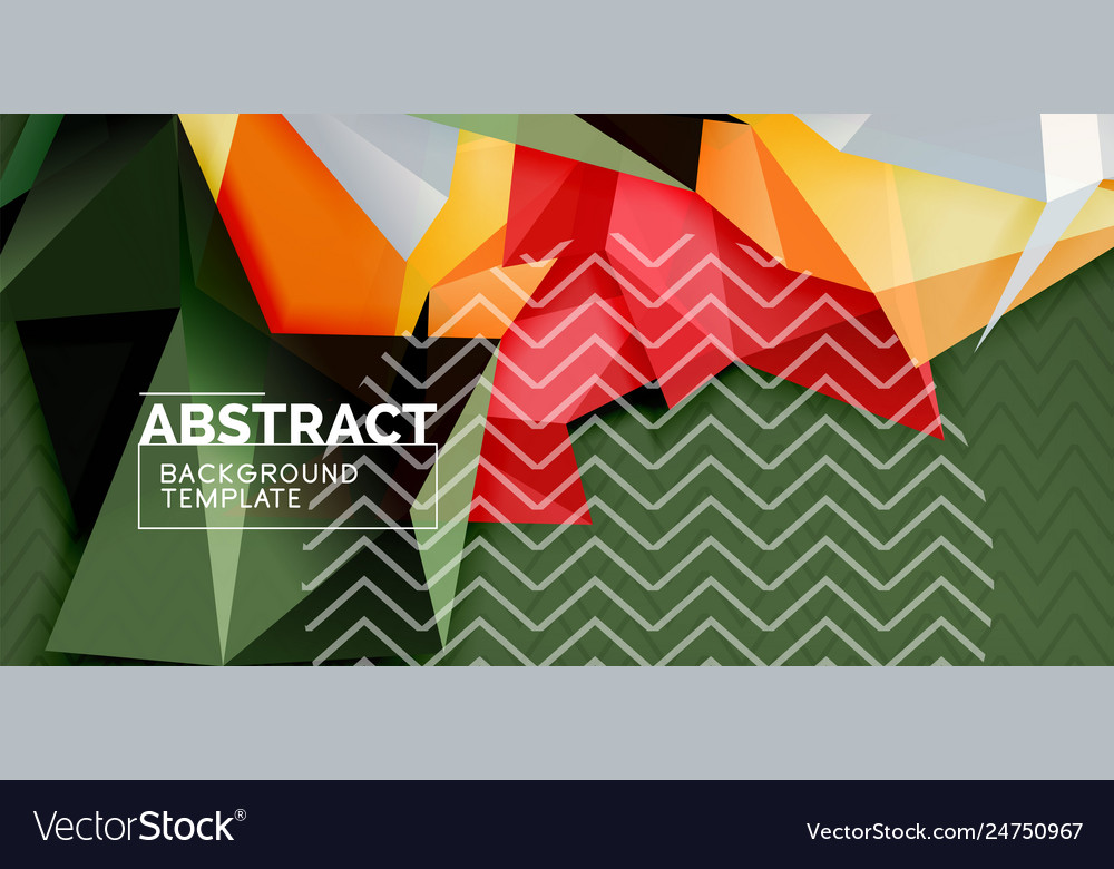 Triangular low poly background design Royalty Free Vector