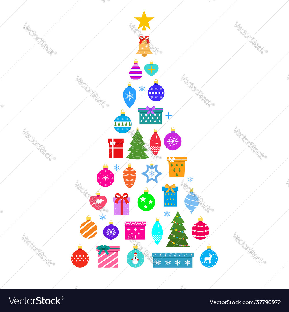 Christmas Tree Shape Clipart