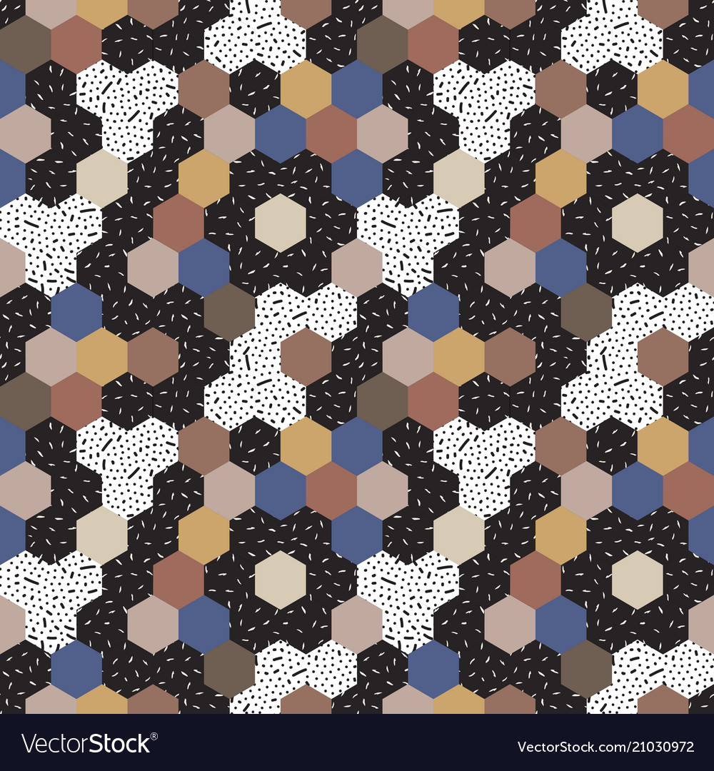 Abstract seamless pattern mosaic Royalty Free Vector Image