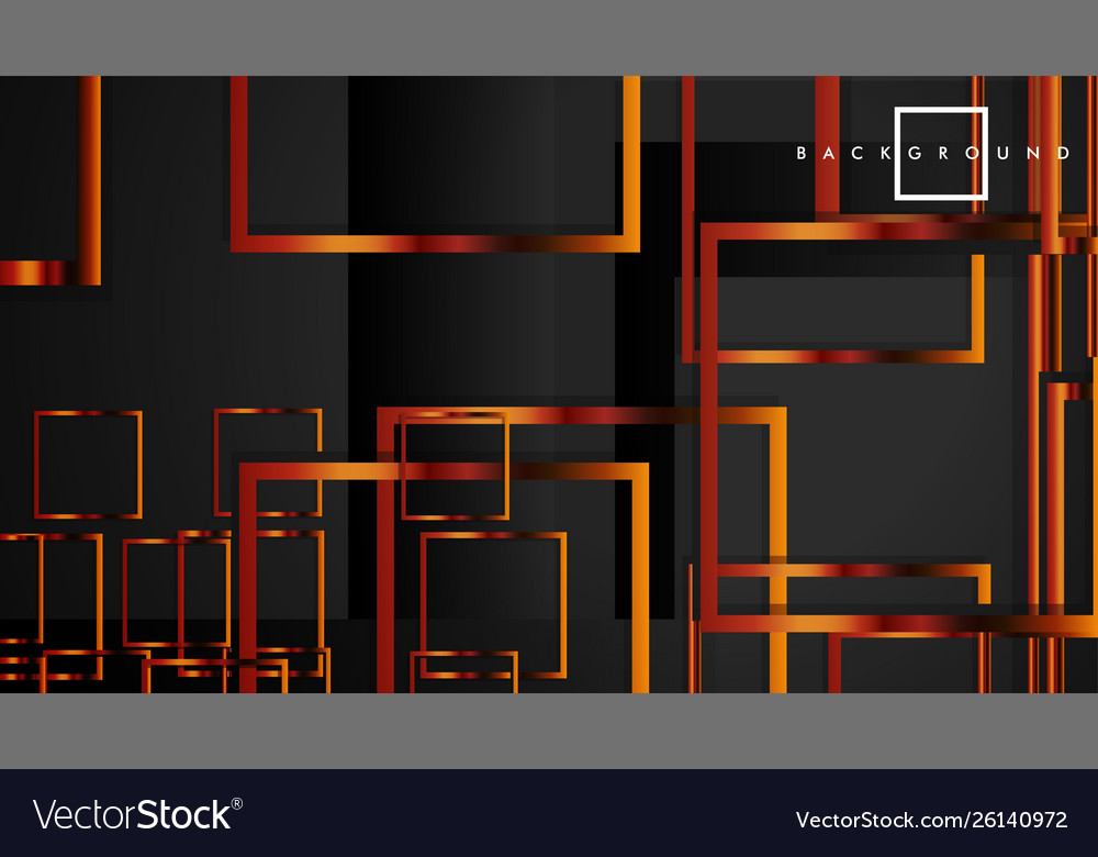 Modern abstract squares backgrounds with a black Vector Image