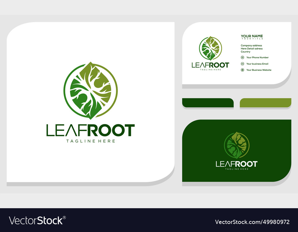 Tree root logo Royalty Free Vector Image - VectorStock