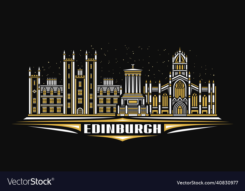 Edinburgh Royalty Free Vector Image - VectorStock