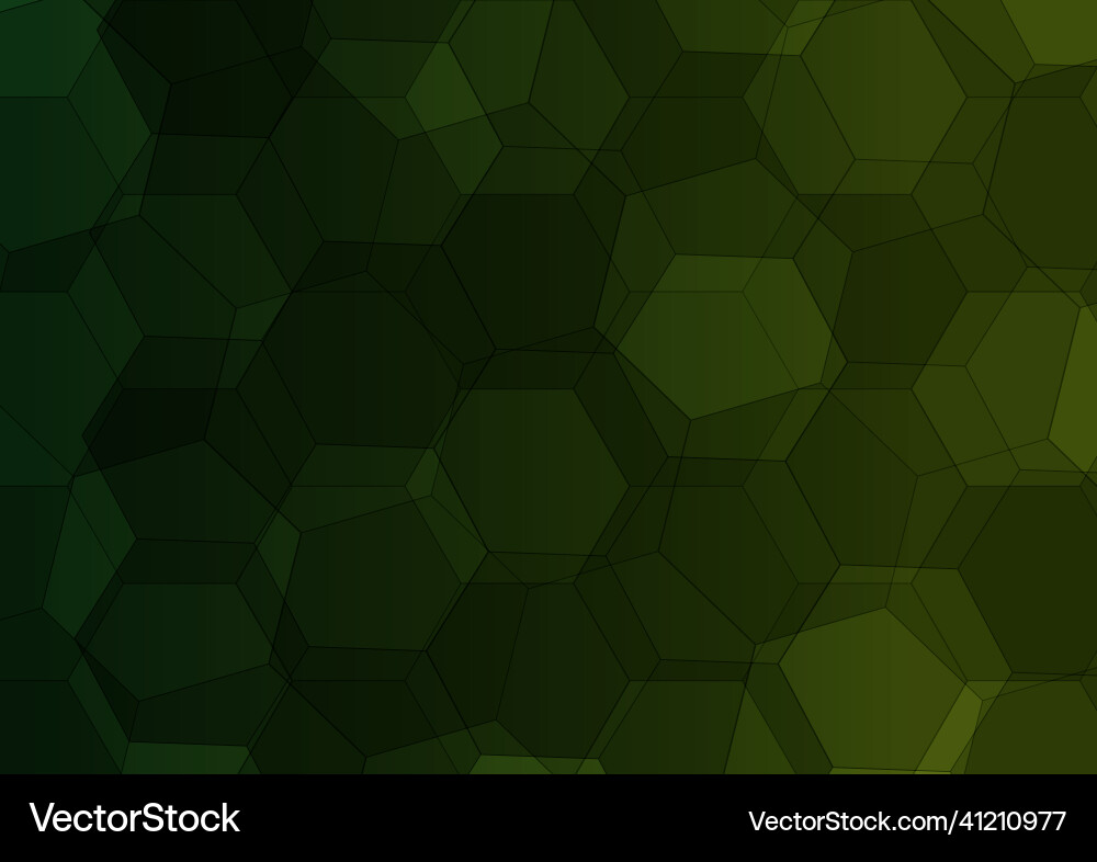 Green color of polygon background Royalty Free Vector Image