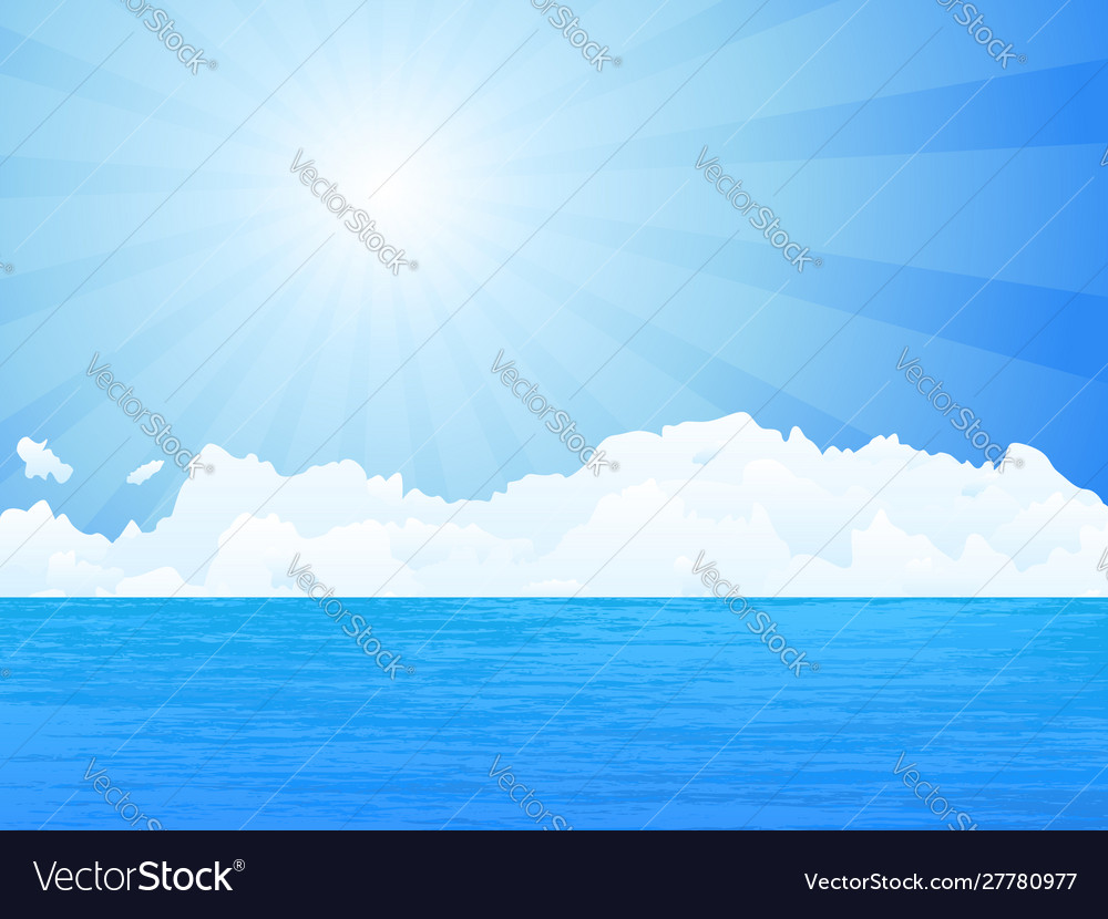 Ocean Royalty Free Vector Image - VectorStock