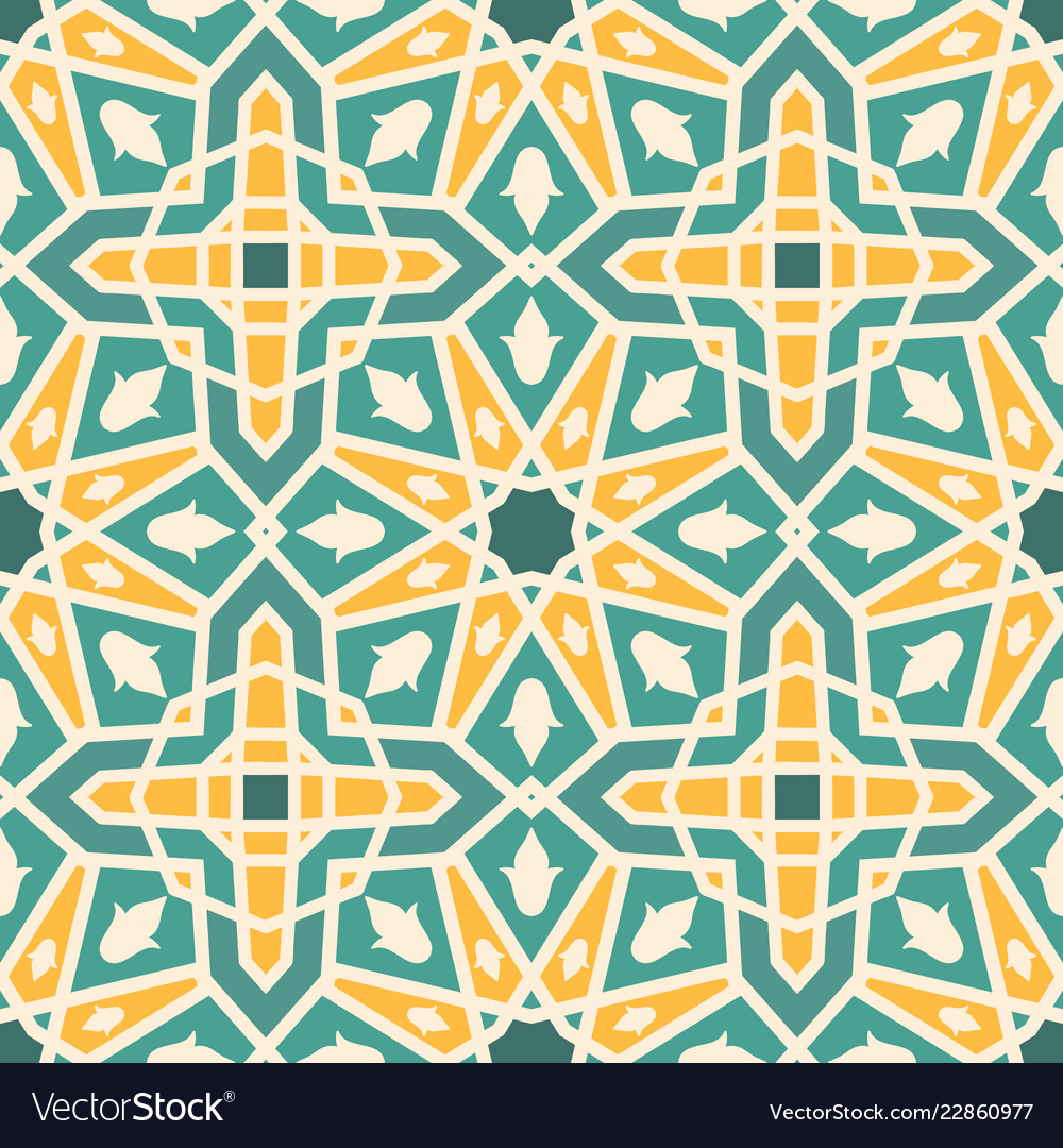 Seamless moroccan pattern Royalty Free Vector Image