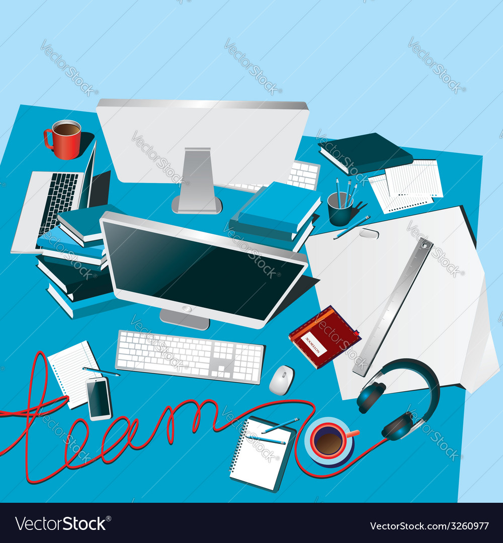 Teamwork Royalty Free Vector Image - VectorStock