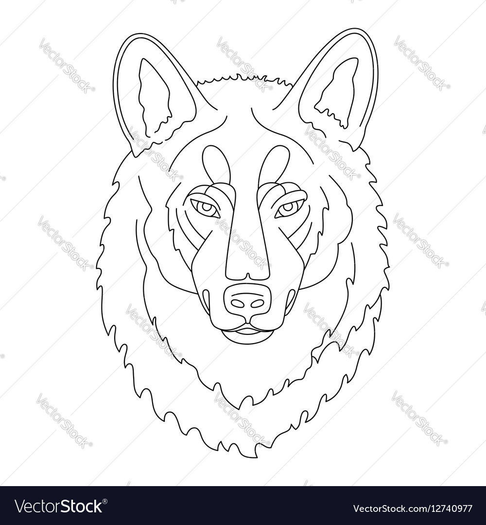 Wolf Royalty Free Vector Image - VectorStock