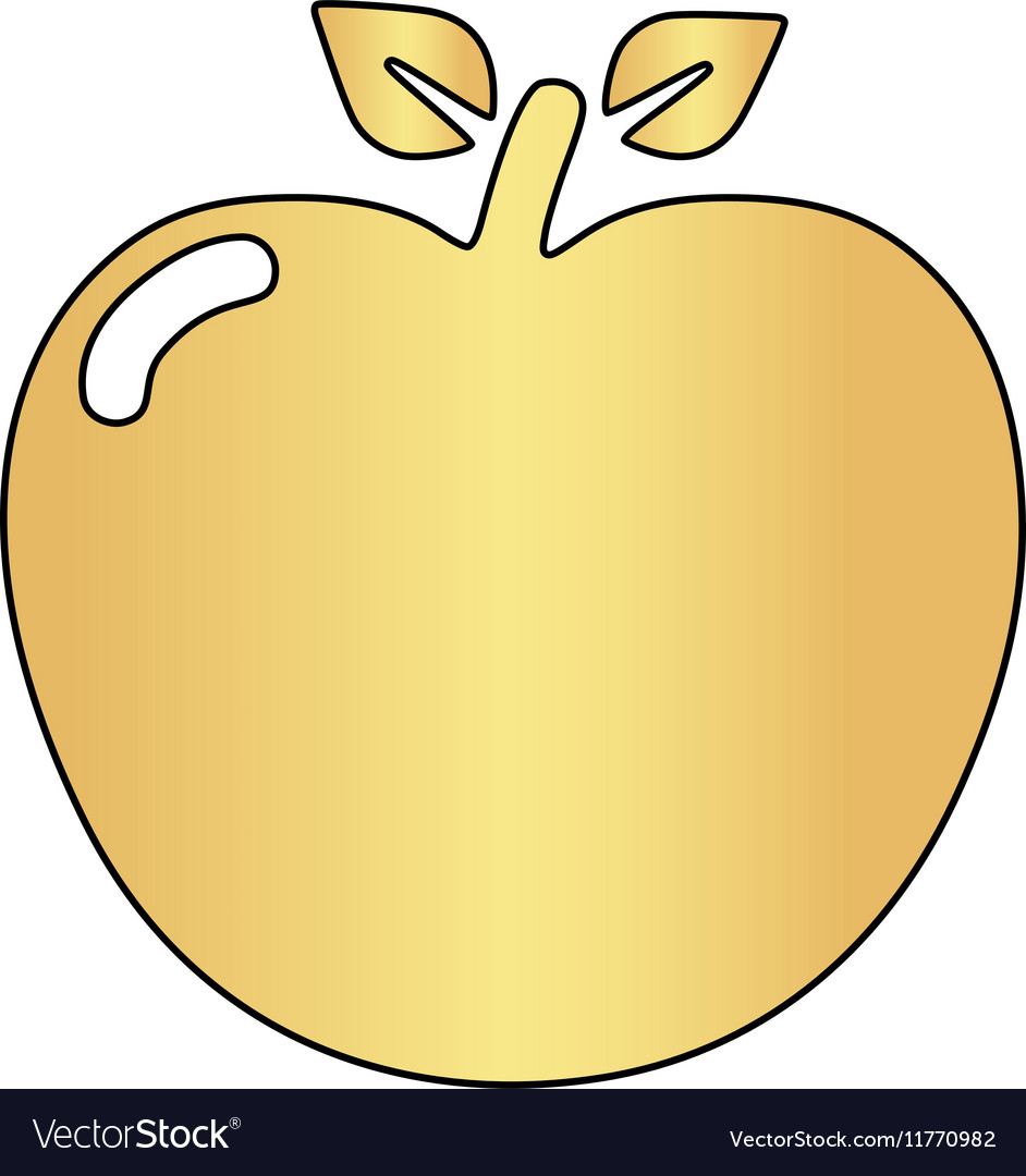 Apple computer symbol Royalty Free Vector Image