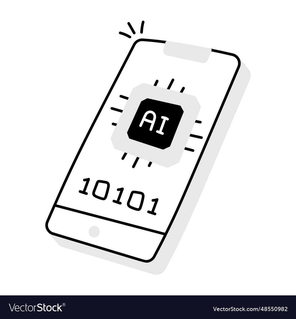 Mobile processor Royalty Free Vector Image - VectorStock