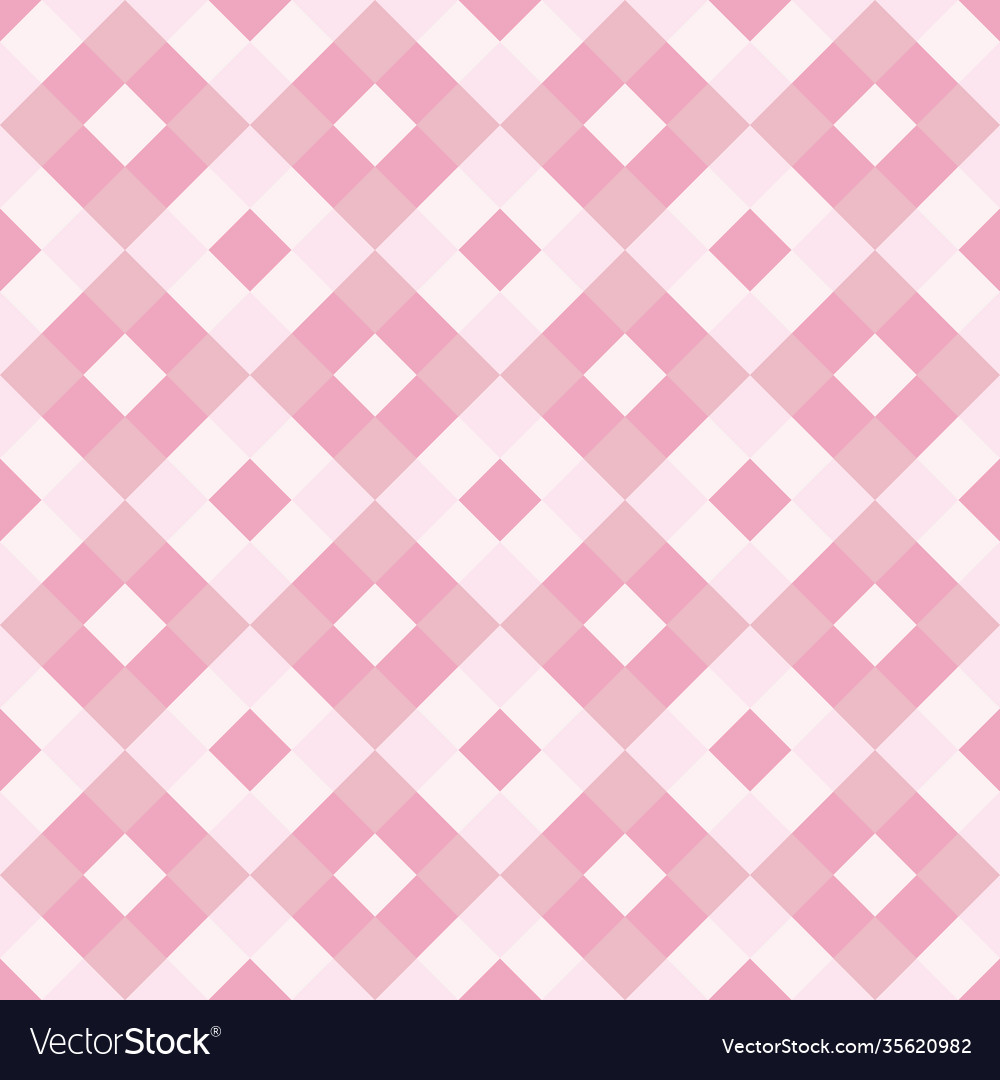 Pink abstract geometric seamless repeat pattern Vector Image