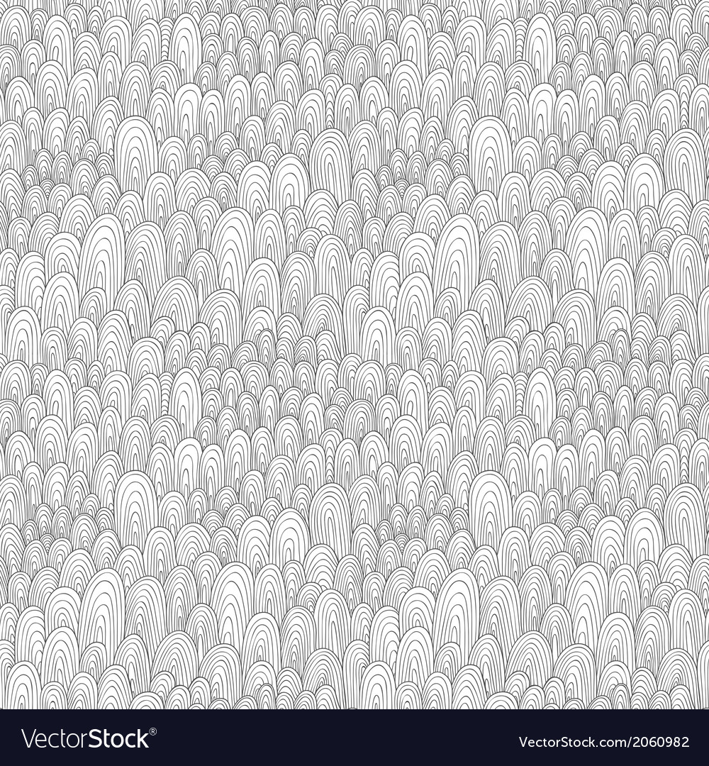 Seamless hand-drawn abstract pattern endless Vector Image Seamless hand-drawn abstract pattern endless Vector Image
