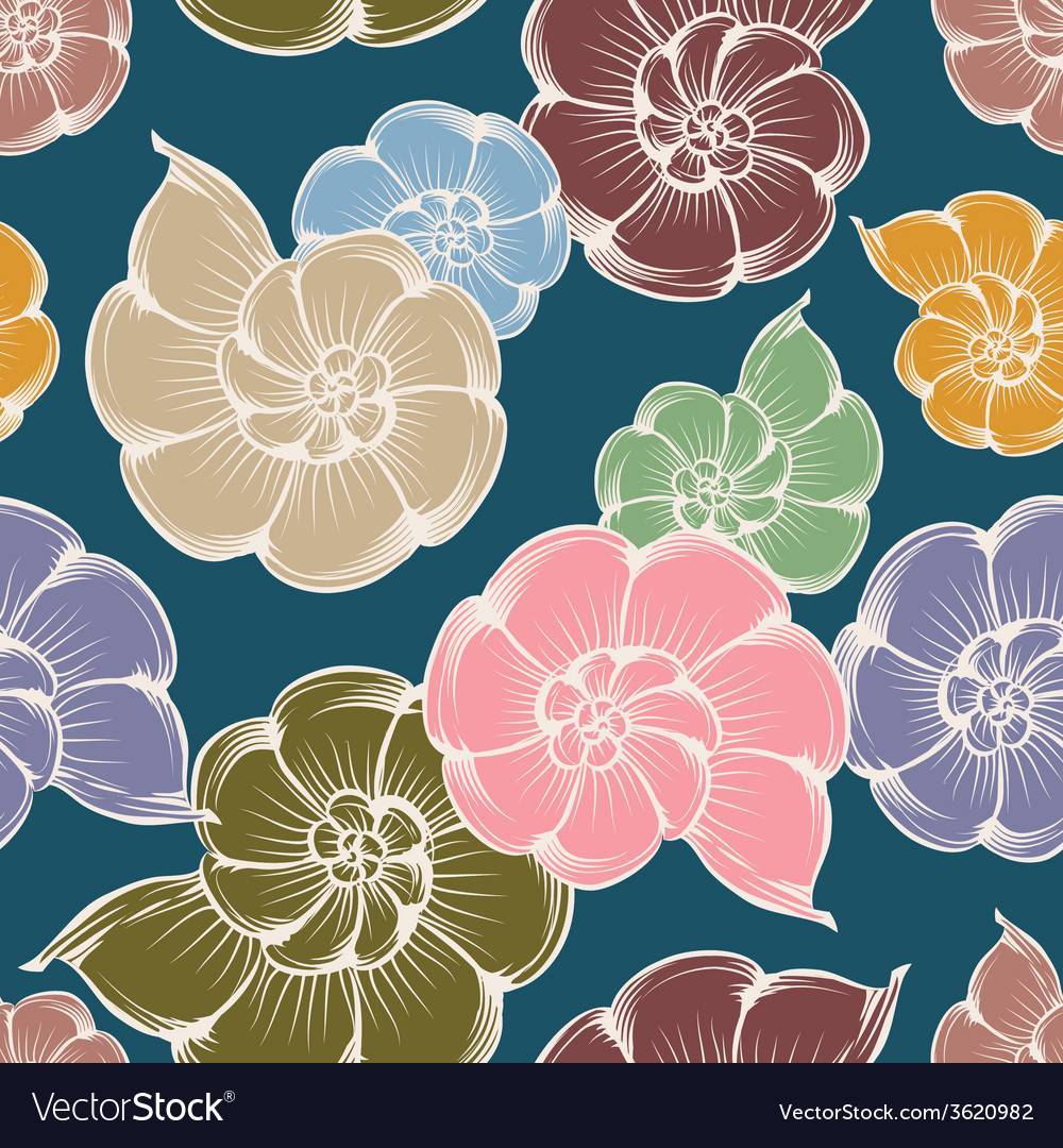 Shells pattern Royalty Free Vector Image - VectorStock