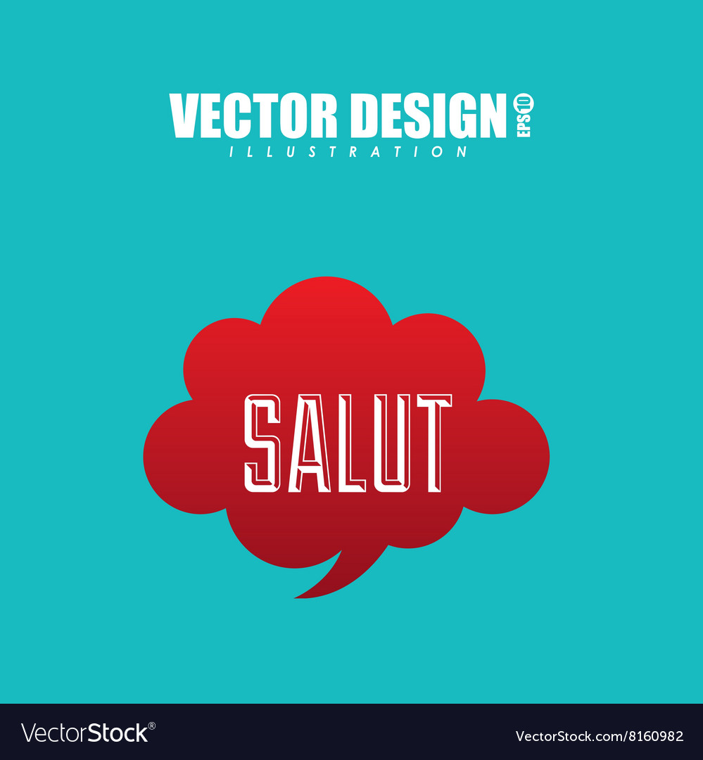 Text balloon design Royalty Free Vector Image - VectorStock