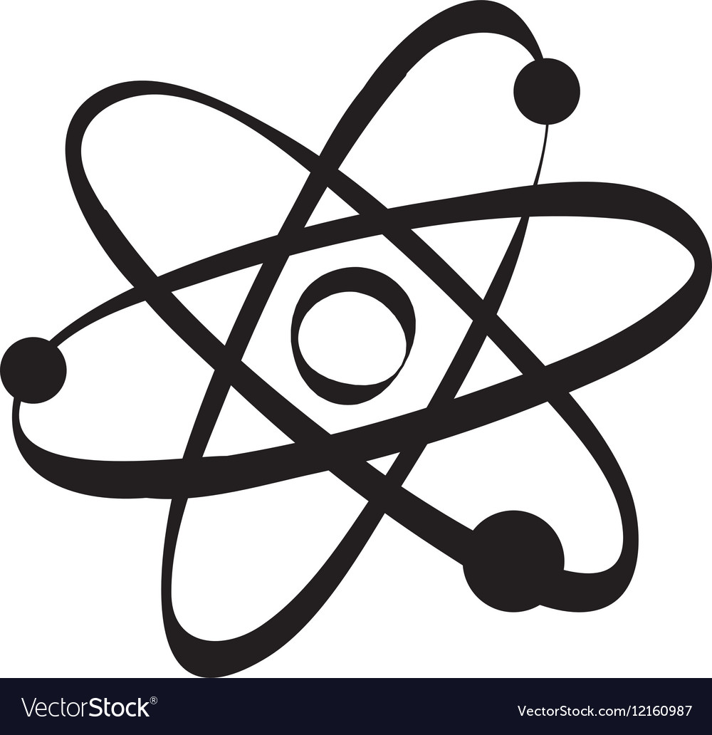 Atom science molecule Royalty Free Vector Image