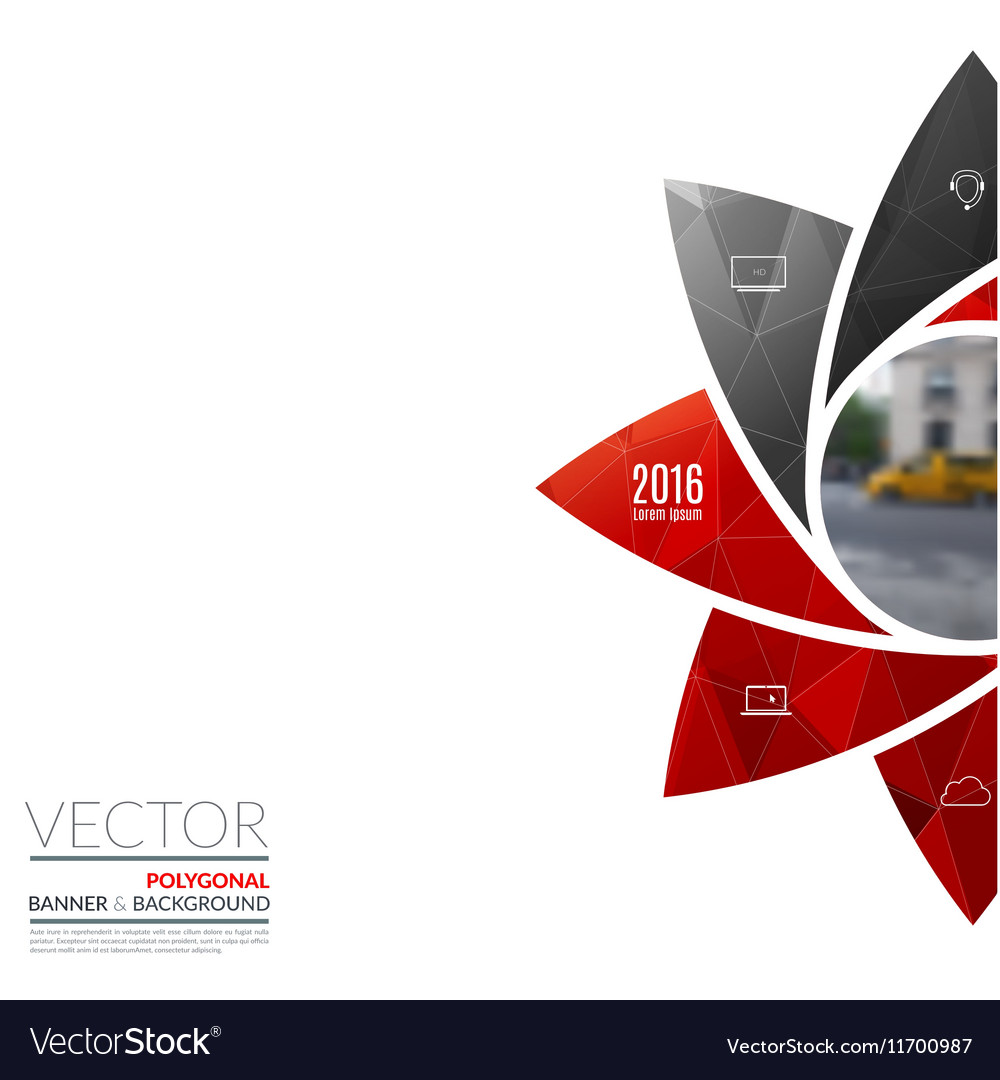 Business design elements for graphic layout Vector Image