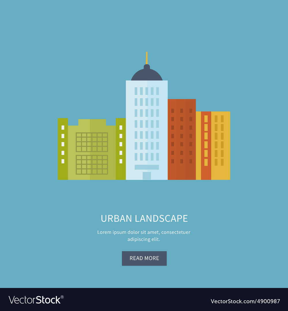 Flat design modern icons set Royalty Free Vector Image