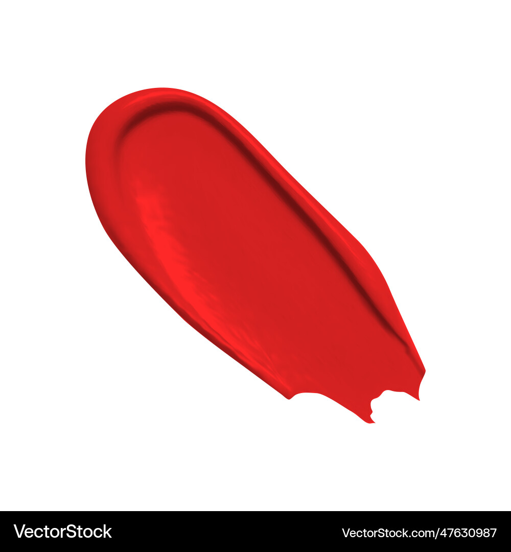 Lipstick swatches smear on white background Vector Image