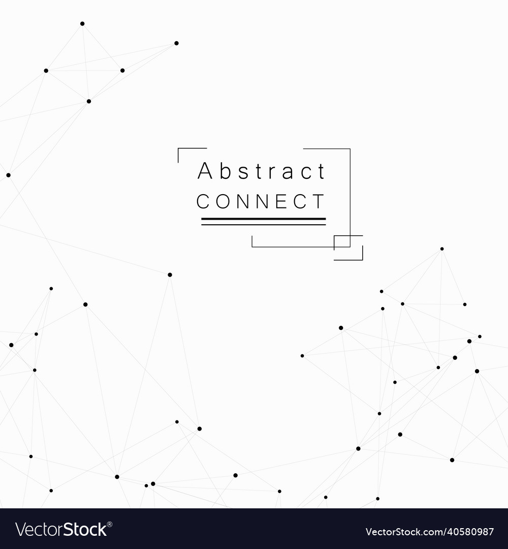 Pattern on light background communication network Vector Image