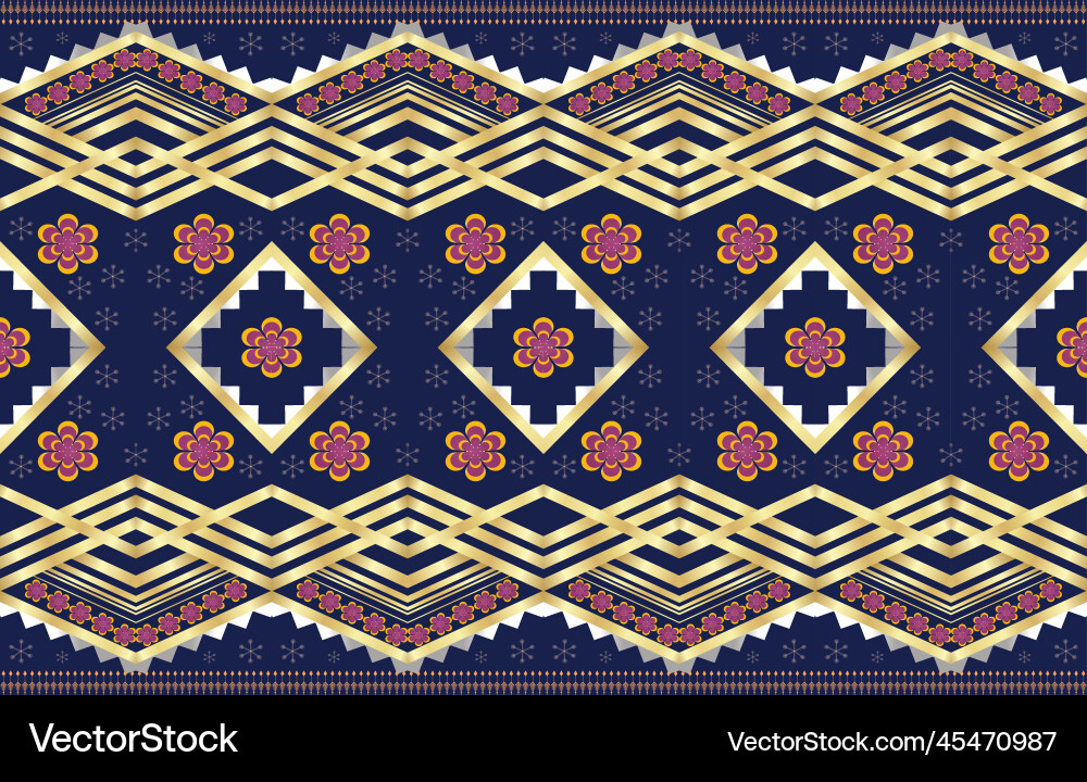Seamless geometric ethnic asian oriental Vector Image