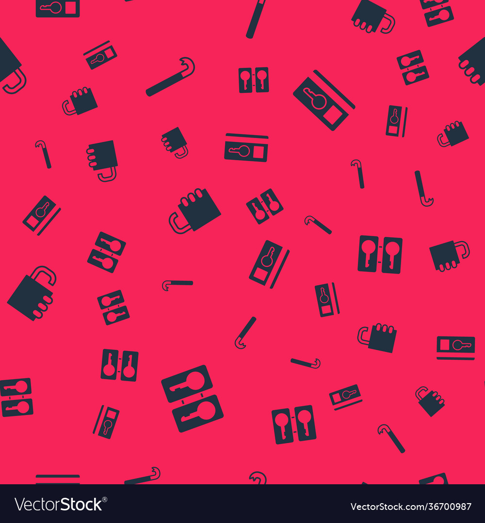 Set Casting Keys Crowbar Safe Combination Lock Vector Image