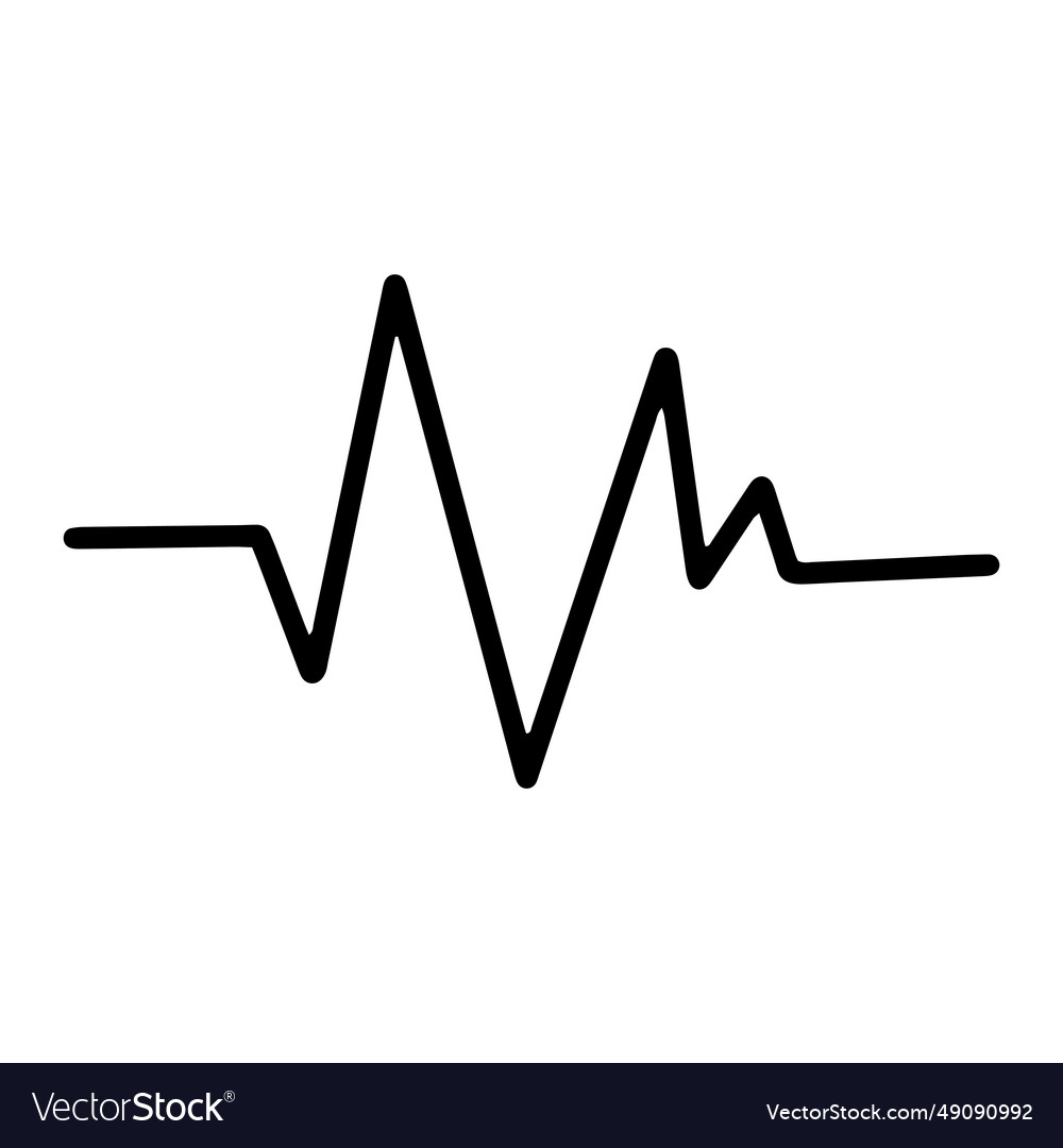 Art design health medical heartbeat pulse Vector Image