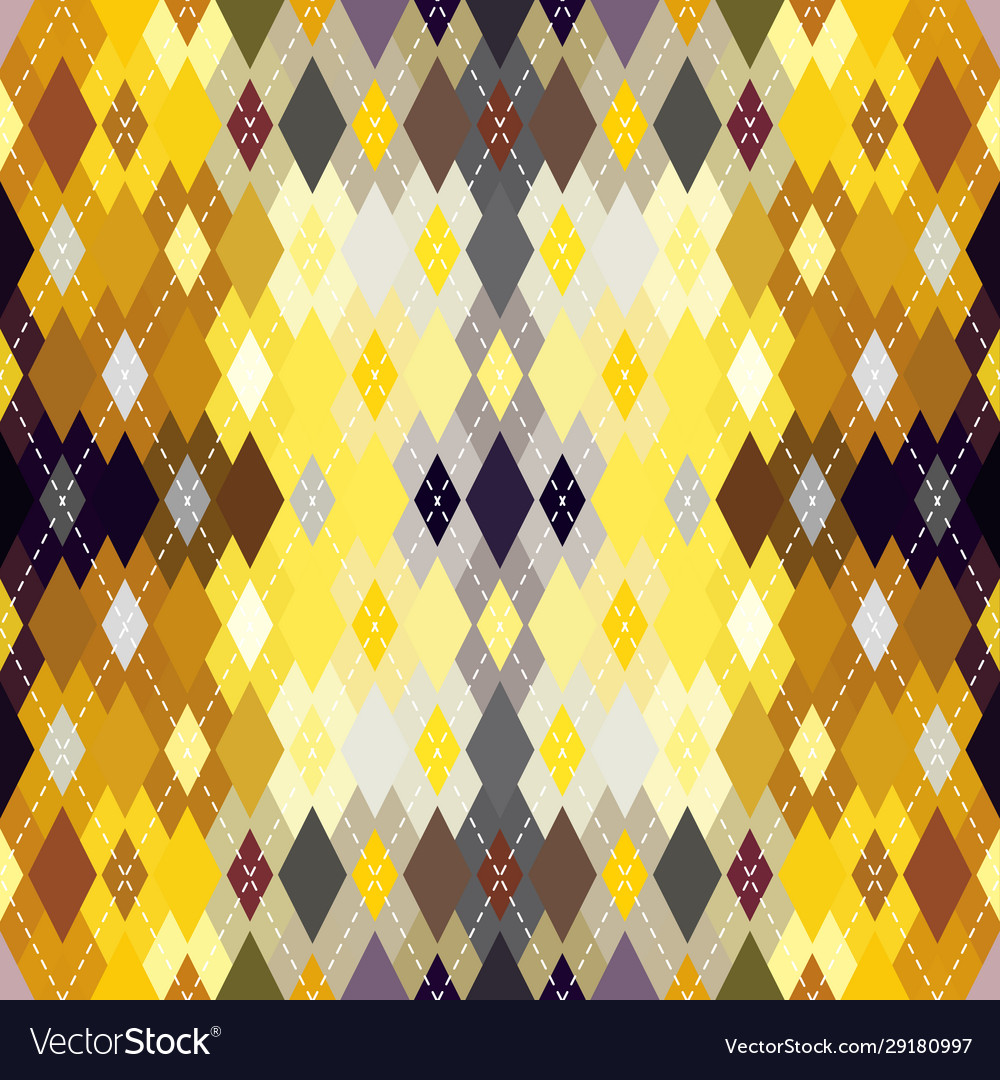 Argyle seamless pattern background Royalty Free Vector Image