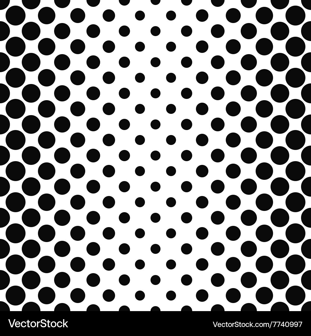 Black white seamless vertical dot pattern Vector Image