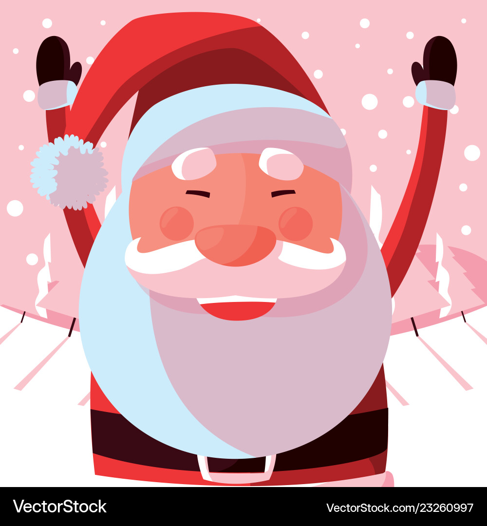 Christmas santa claus design Royalty Free Vector Image