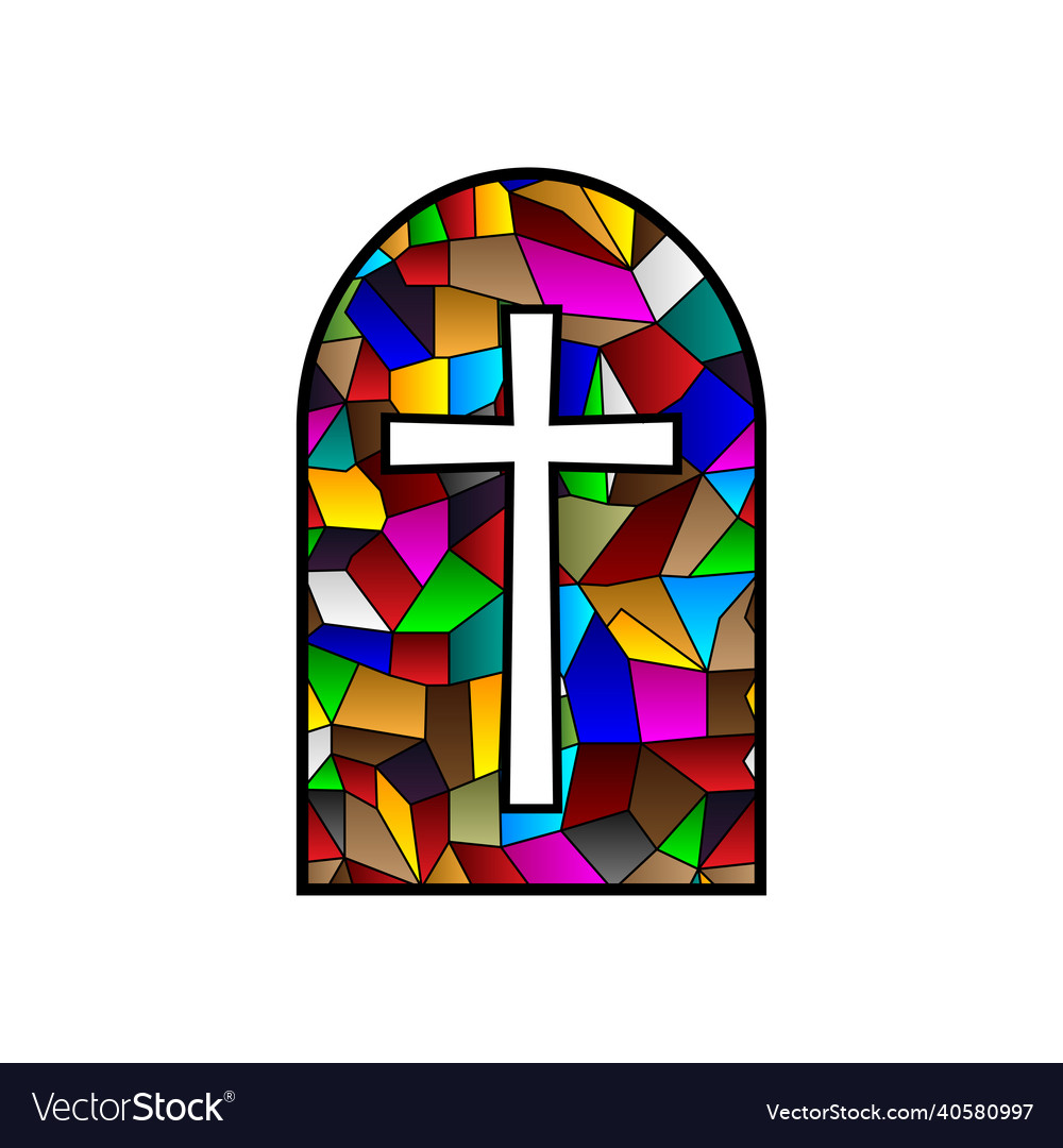 Church window Royalty Free Vector Image - VectorStock