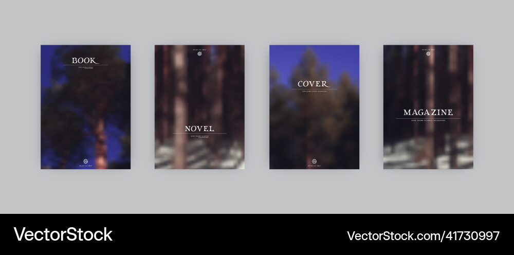 Set of cover templates Royalty Free Vector Image