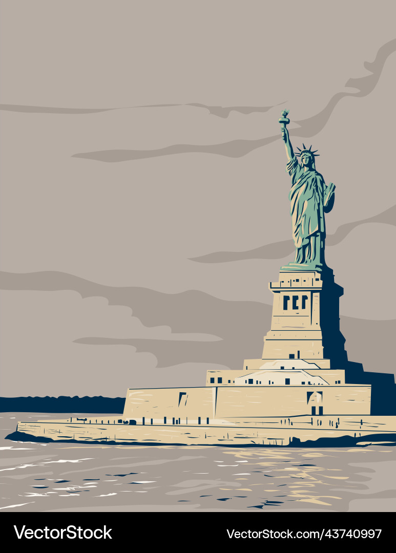 Statue of liberty Royalty Free Vector Image - VectorStock